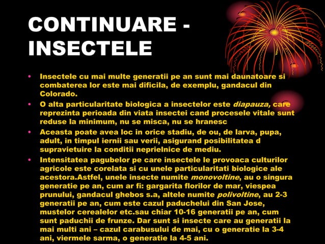 Daunatorii plantelor, daunele produse de daunatori | PDF