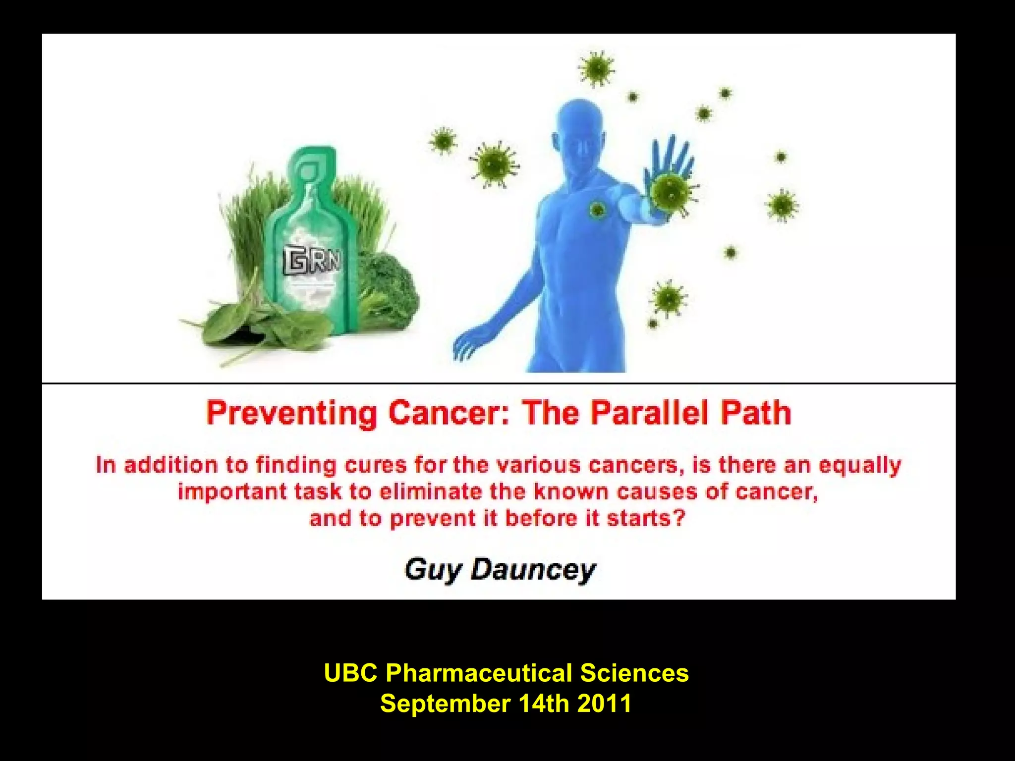 Cancer - The Parallel Path | PPT