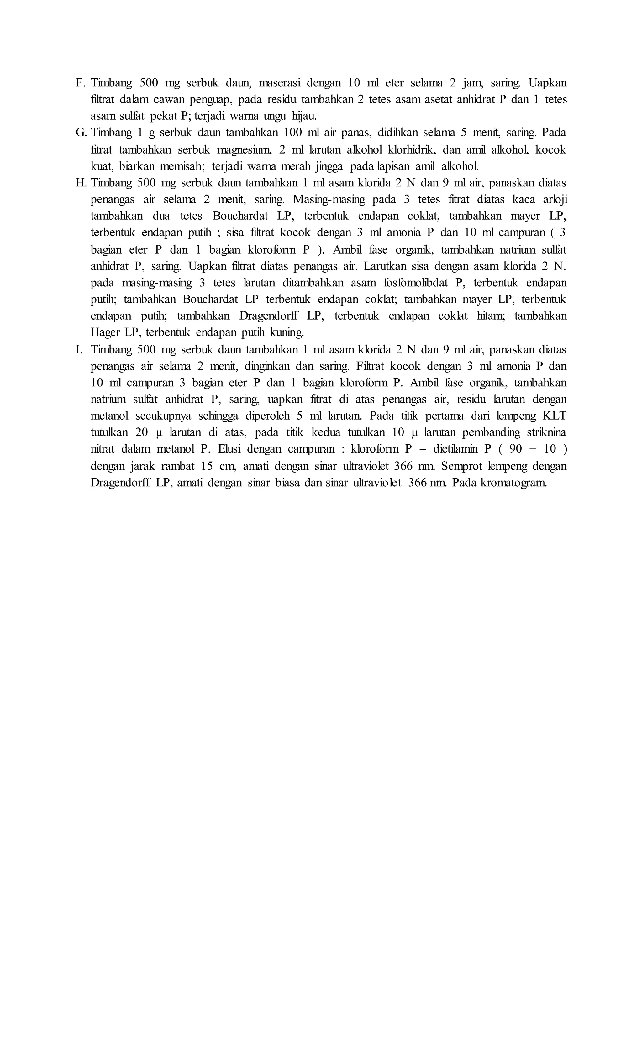 Daun tapak dara ( catnarantus roseus l.) menurut mmi hal 67 | DOCX