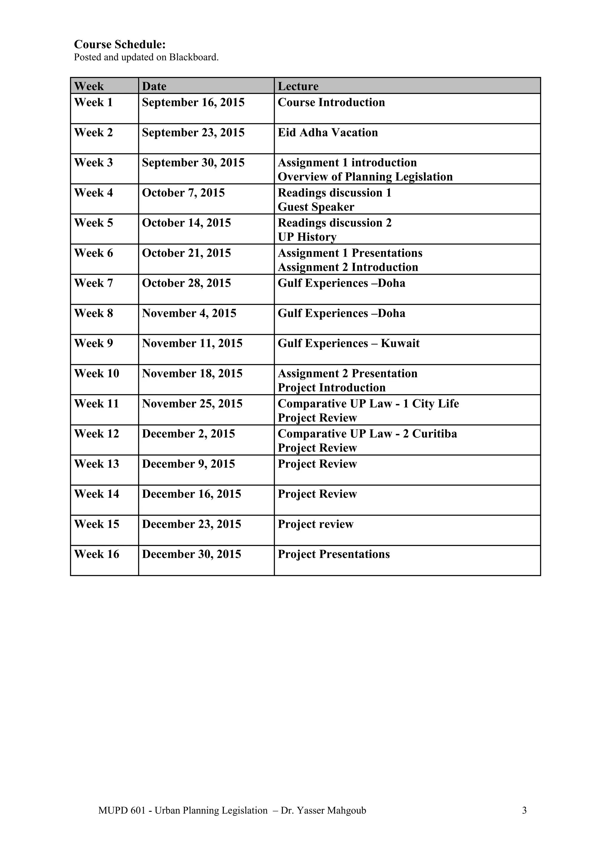 Daup mupd-upl-2015-course syllabus | PDF