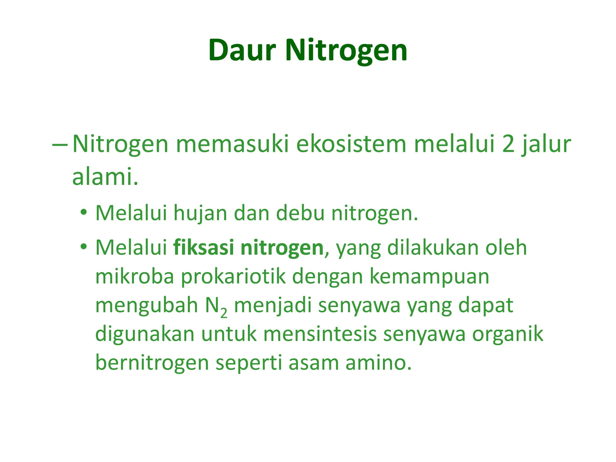 DAUR-BIOGEOKIMIA daur nitrogen, daur air , oksigen dll | PPT