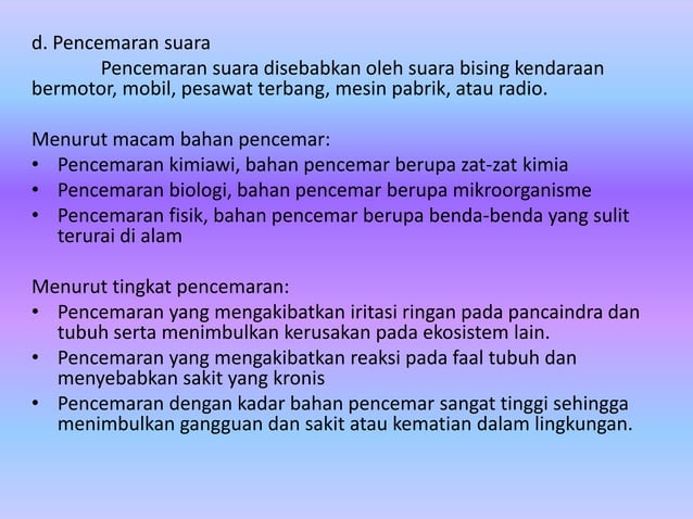 Daur biogeokimia dan pencemaran lingkungan | PPT