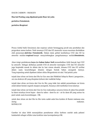 Daur carbon | DOCX