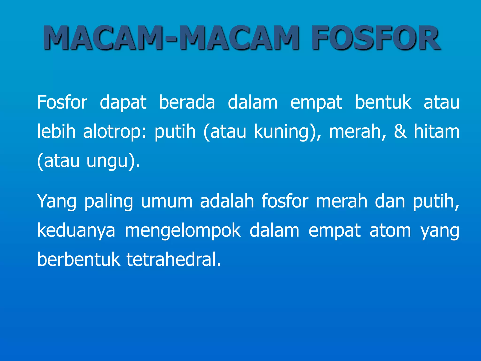 Daur fosfor siklus | PPTX