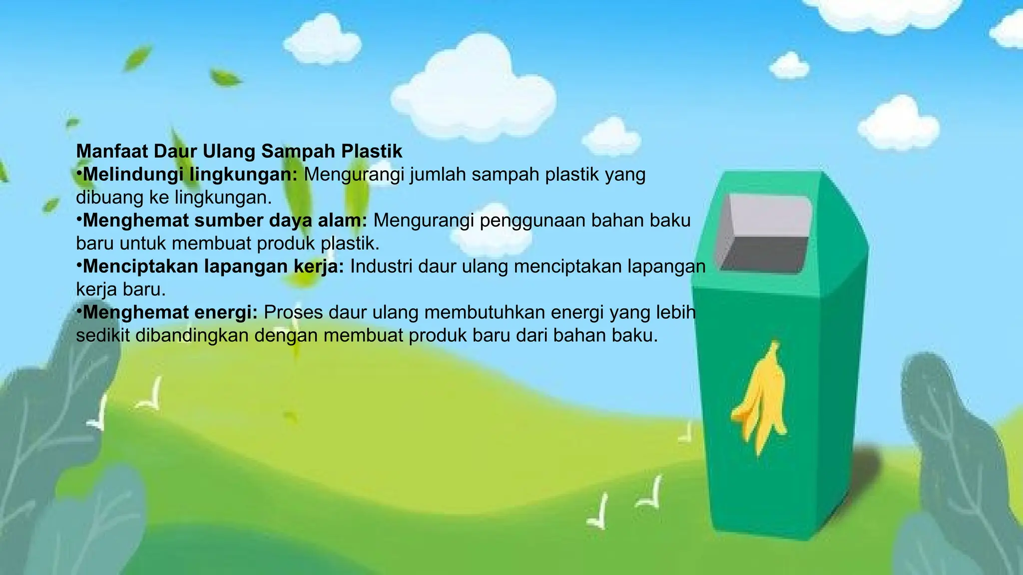 materi tentang daur ulang sampah plastik | PPTX