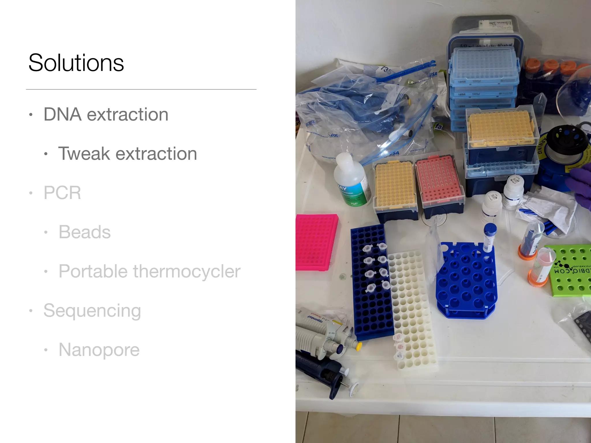 Labs without Borders: Methods for Extracting, Amplifying, and Sequencing in the Field | PPT
