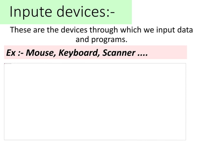 Components of Computer system | PPT