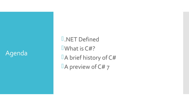 C# and the Evolution of a Programming Language | ODP