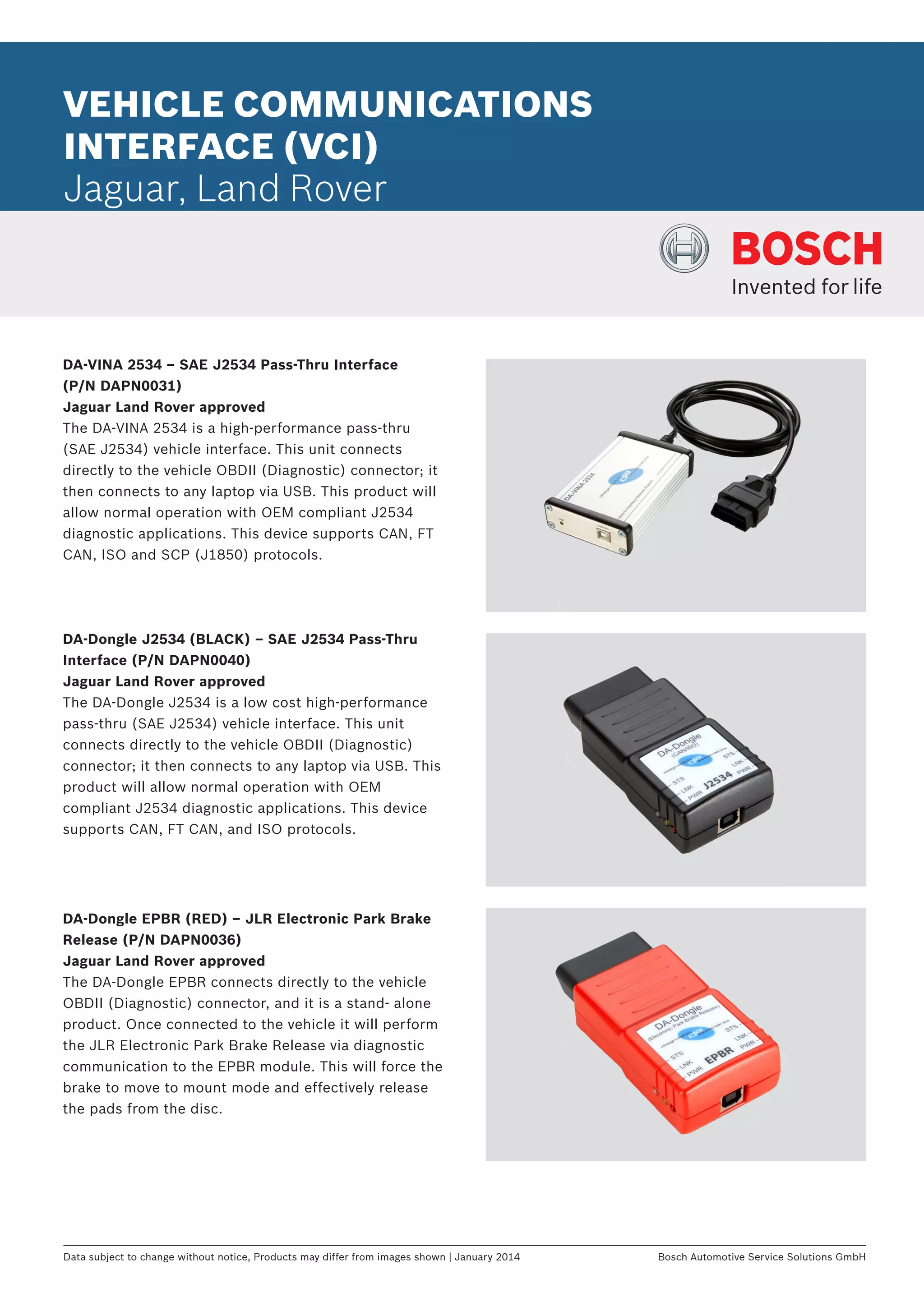 DA-Dongle J2534 | PDF