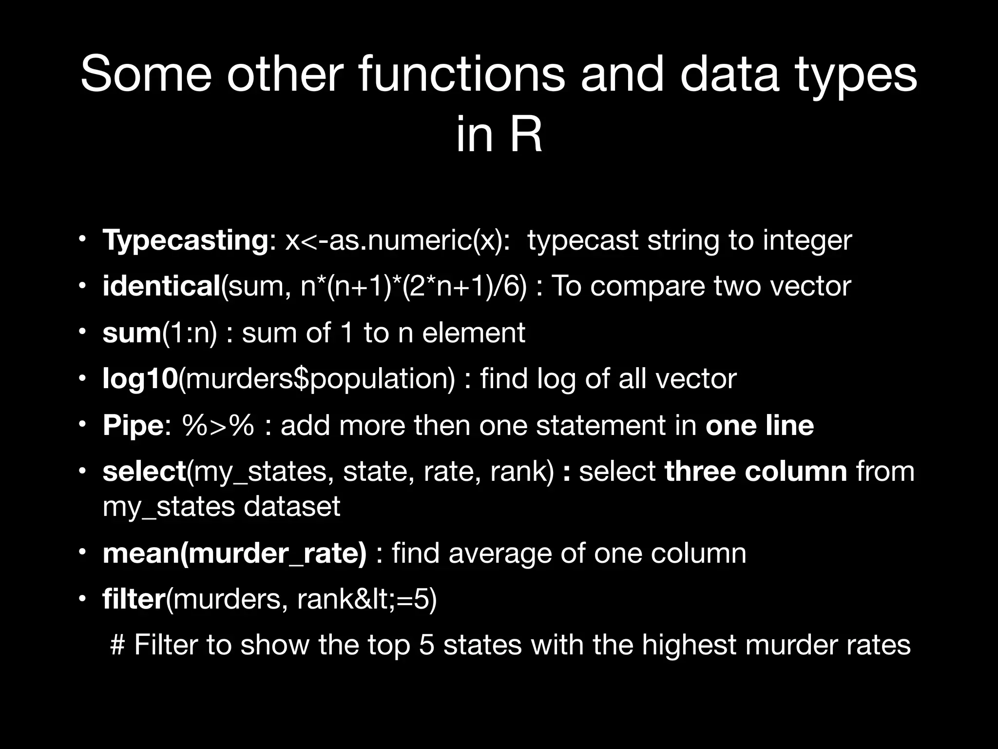 Data science : R Basics Harvard University | PPT