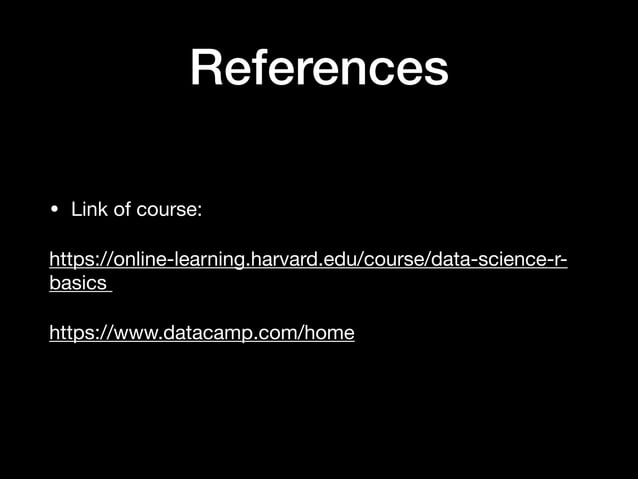 Data science : R Basics Harvard University | PPT