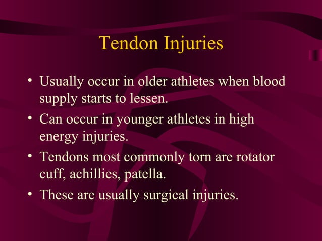 Dave berg sports injuries | PPT