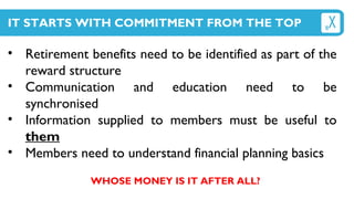 Retirement Fund Communication by Dave Crawford | PPT