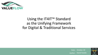 Digital Operating Model & IT4IT | PDF