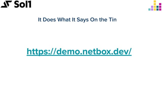 stackconf 2022: Intro to Netbox | PDF