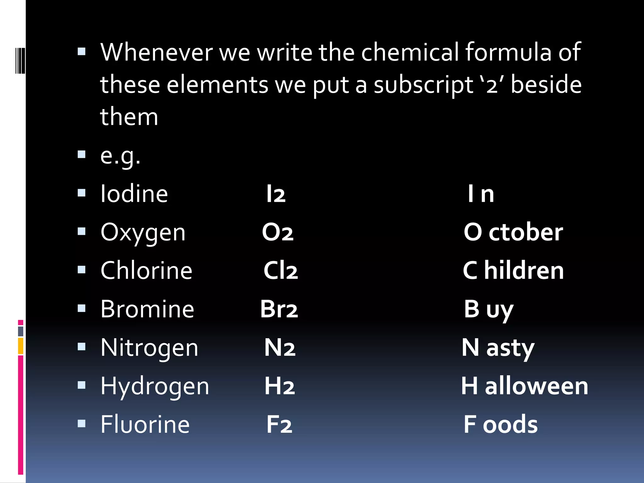 writing chemical formulas | PPTX