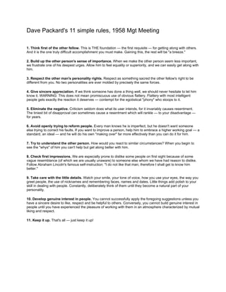 Dave Packard, HP | DOC