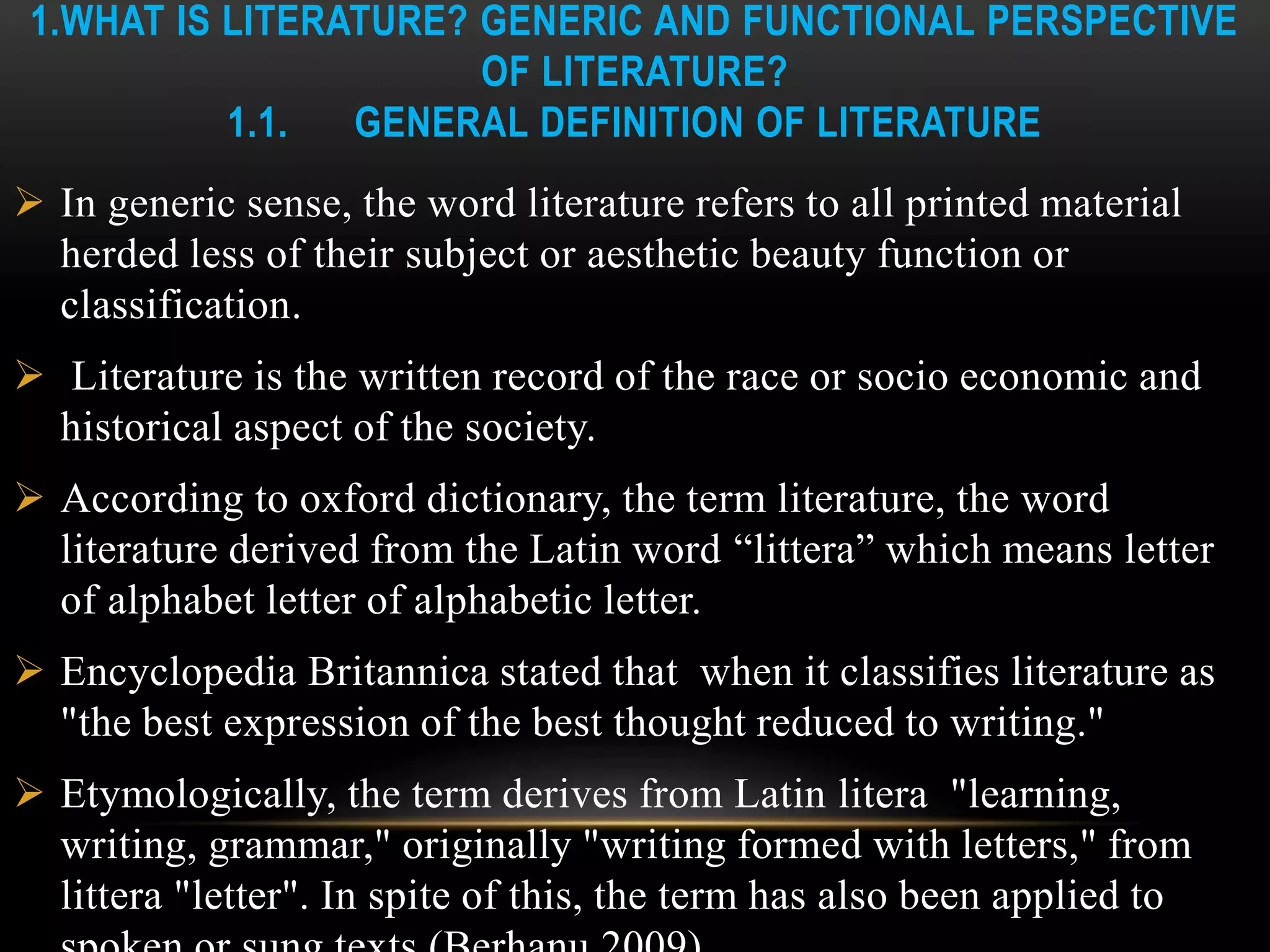 Literature in Language Teaching | PPTX