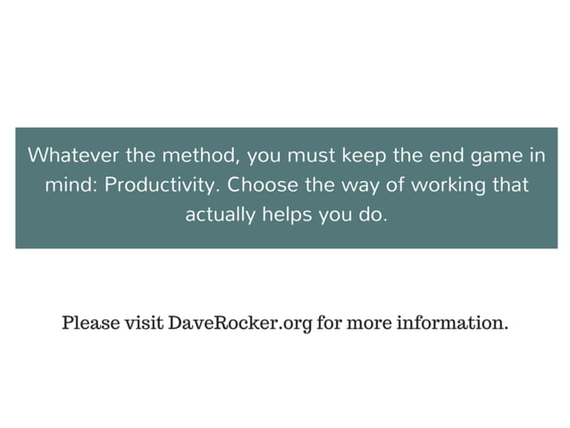 Dave Rocker: Multitasking vs. Monotasking - What's More Effective ...