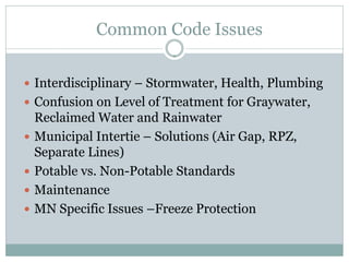 Rainwater Harvesting and Re-Use - Minnesota Sea Grant | PDF