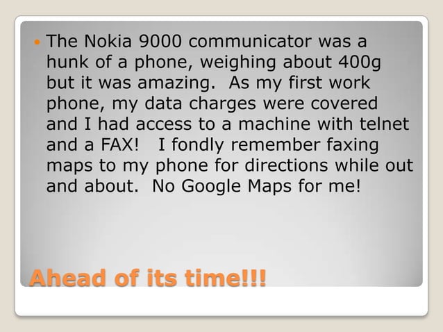 Dave’s tech timeline | PPTX