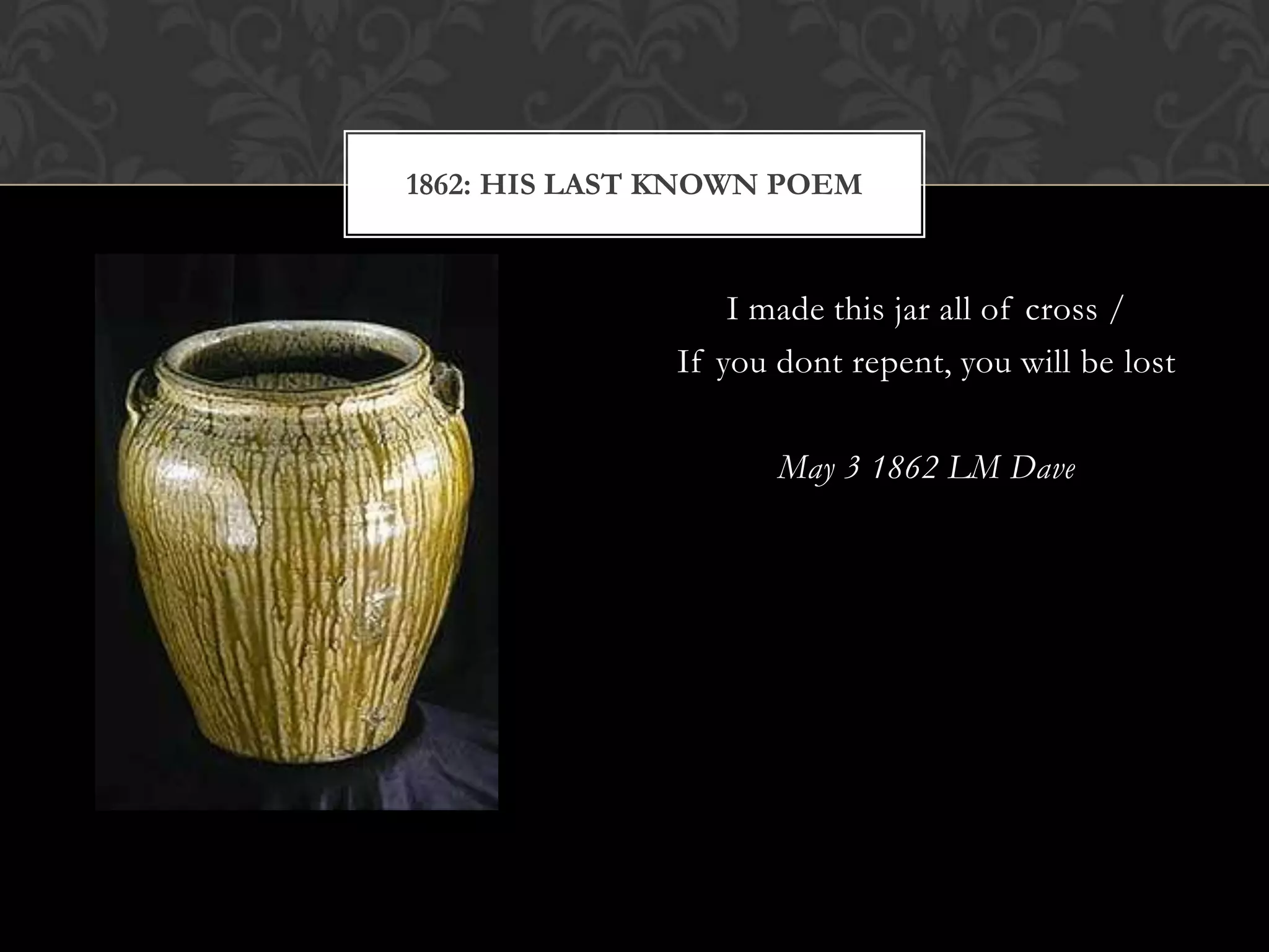 Dave the Potter | PPTX