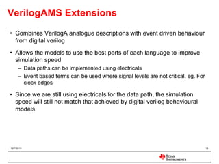 Analogue Behavioral Modelling: An Inconvenient Truth | PPT