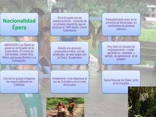 nacionalidades indigenas del ecuador | PPTX