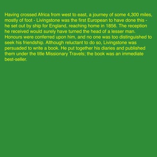 David livingstone | PDF