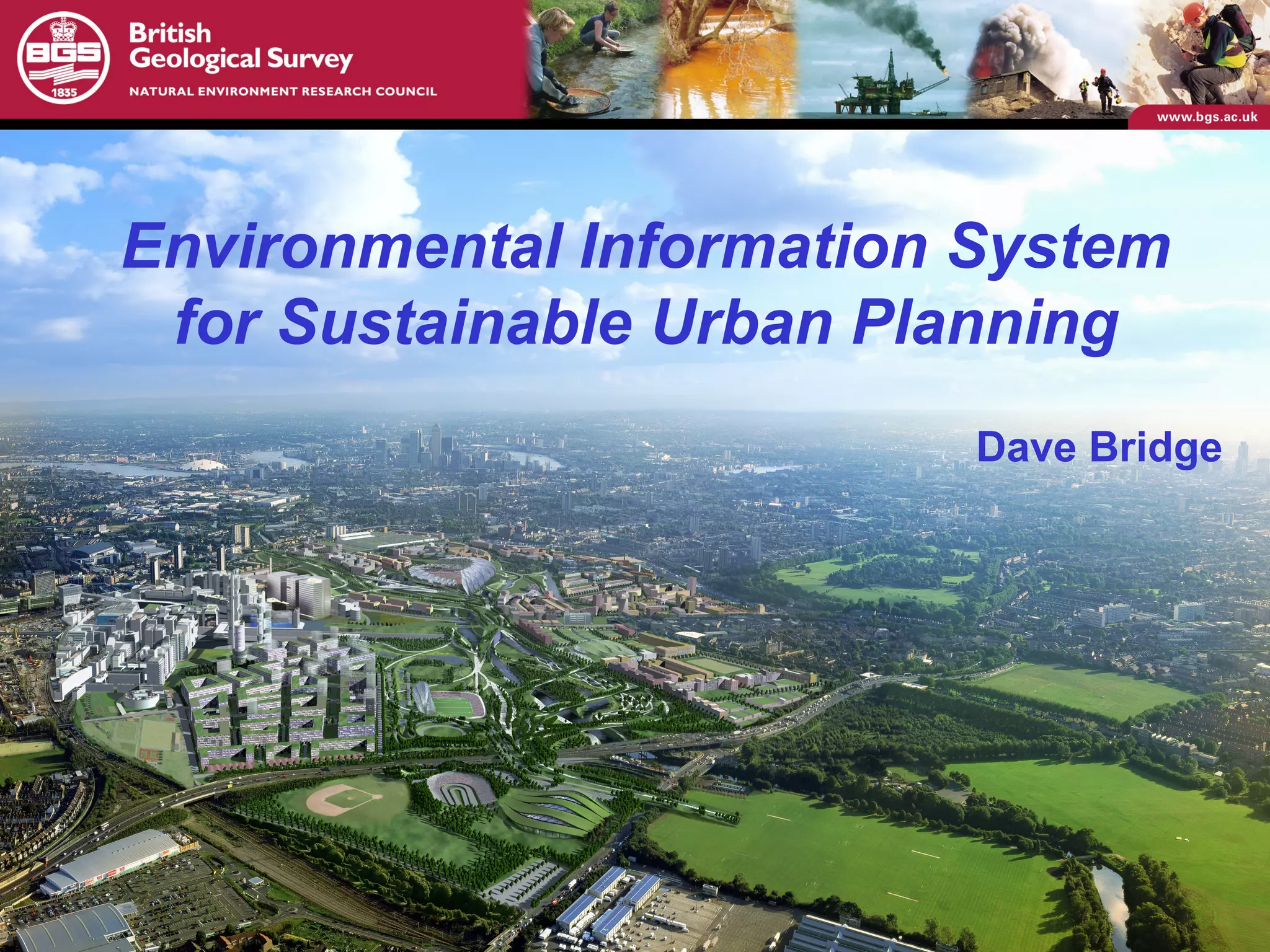 David Bridge presentation, Communicating Environmental Geoscience ...