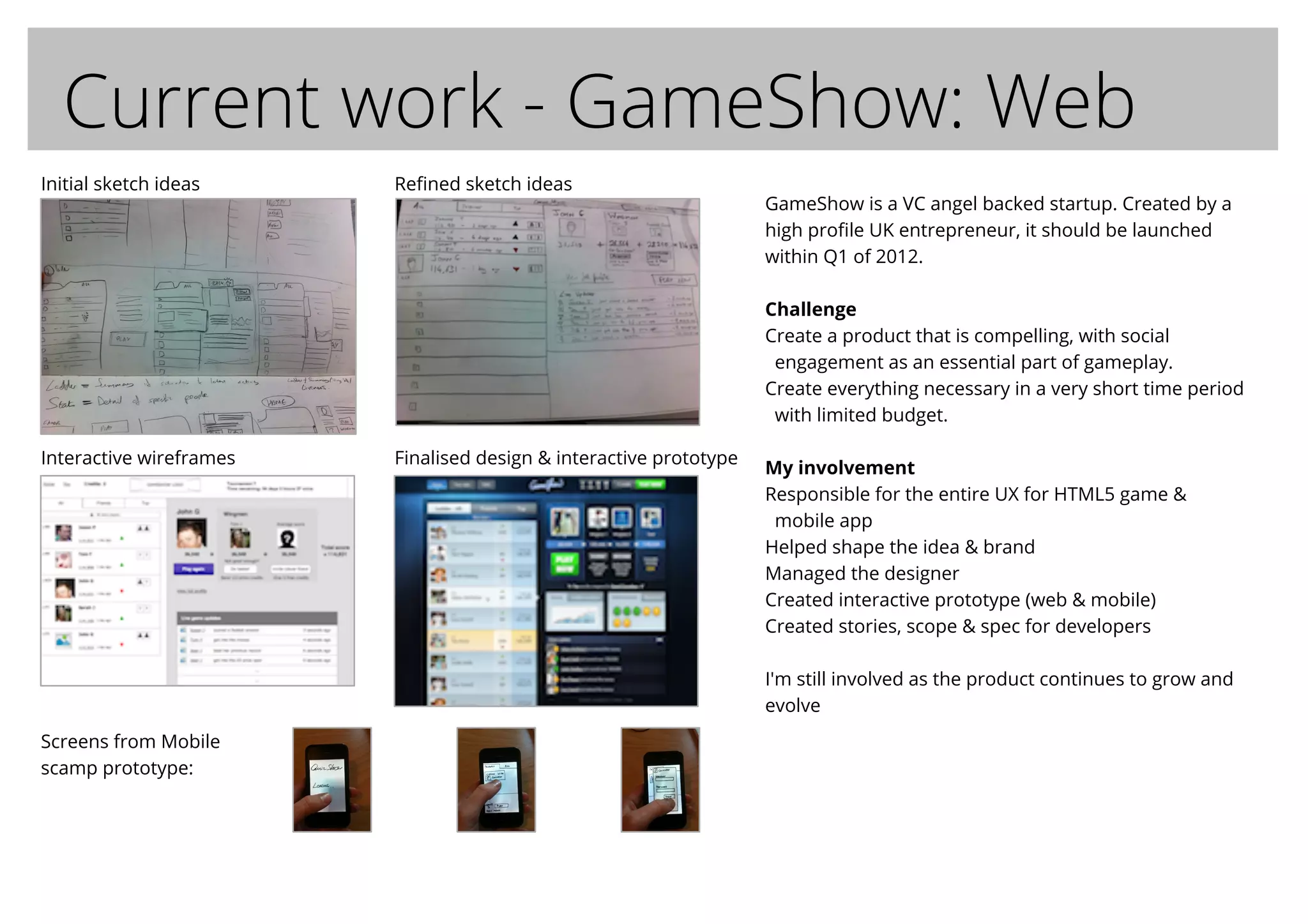 David Carruthers' portfolio | PDF