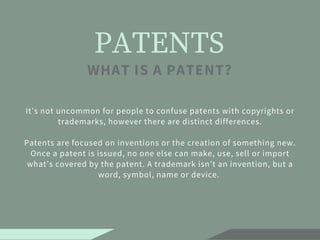 The Importance of Patents | PDF