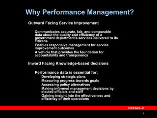 Moving Towards Performance Driven Government | PPT