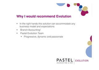 Sage Pastel Evolution Case Study | PPT