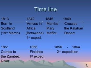 David Livingstone 2 | PPT | Africa Travel | Travel Locations