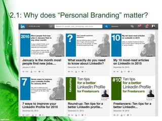David Petherick: How to build a personal brand using LinkedIn | PPT