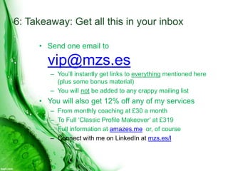 David Petherick: How to build a personal brand using LinkedIn | PPT