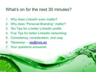 David Petherick: How to build a personal brand using LinkedIn | PPT