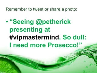 David Petherick: How to build a personal brand using LinkedIn | PPT