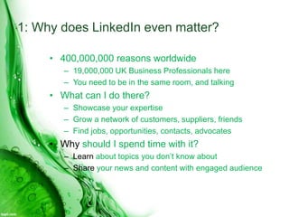 David Petherick: How to build a personal brand using LinkedIn | PPT