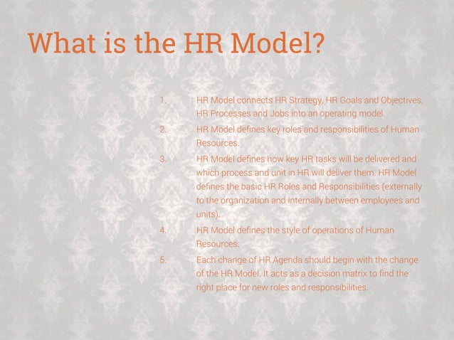 David Ulrich's HR Model | PDF