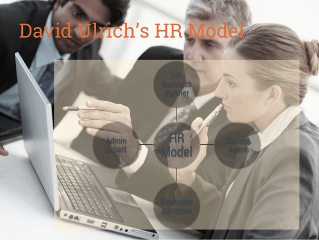 David Ulrich's HR Model