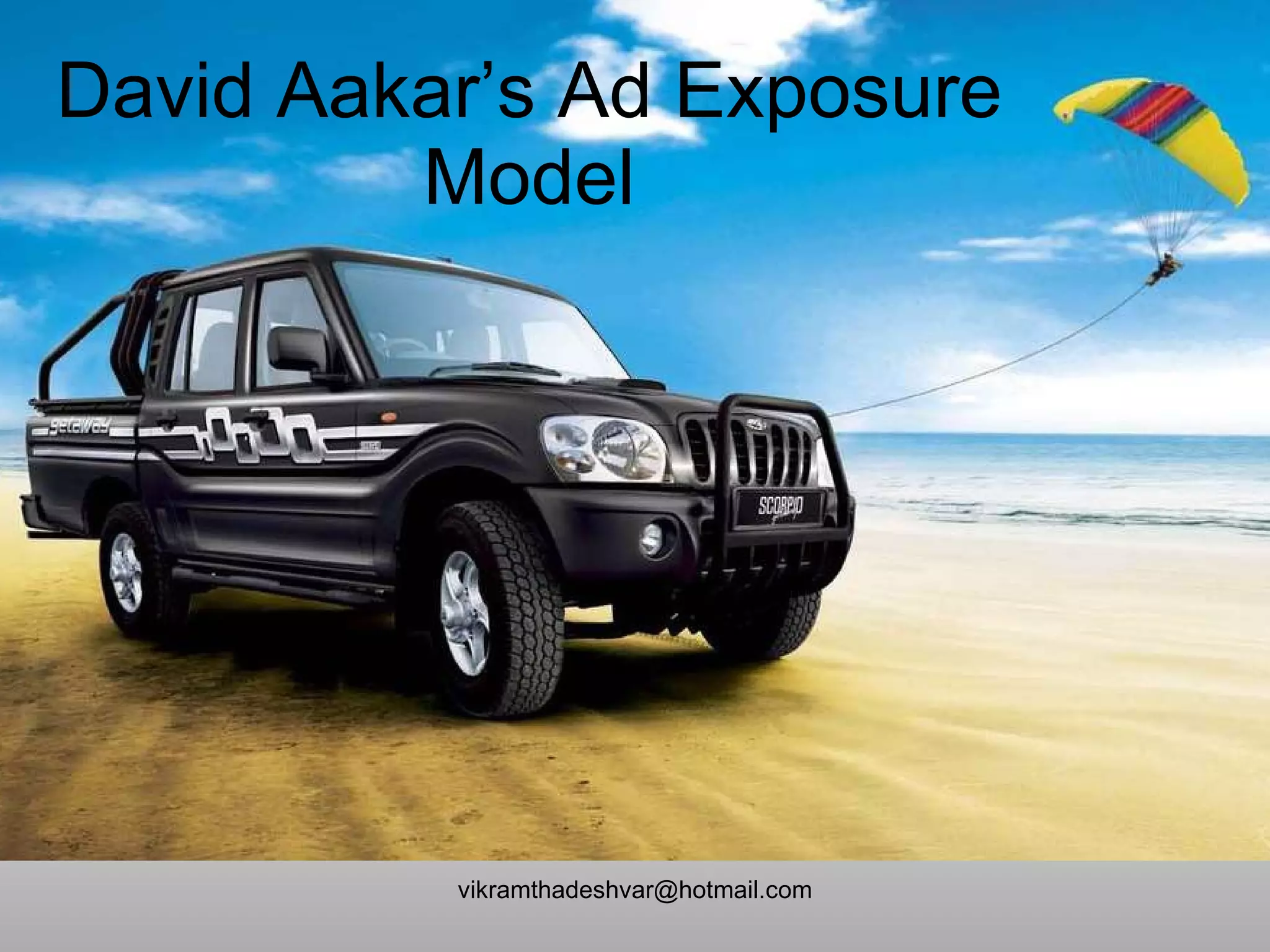 David Aakars Ad Expouser Model | PPT