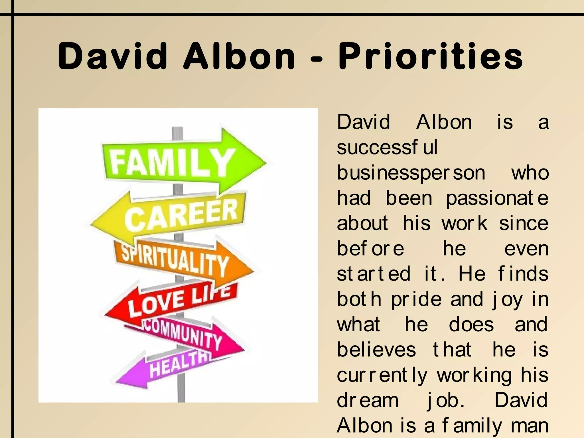 David albon natural leader | PPT
