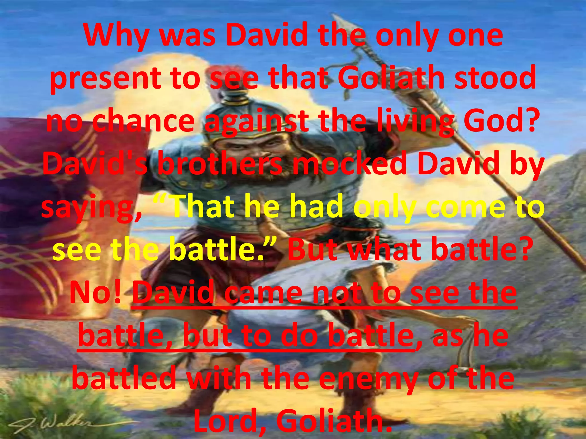 David And Goliath | PPTX