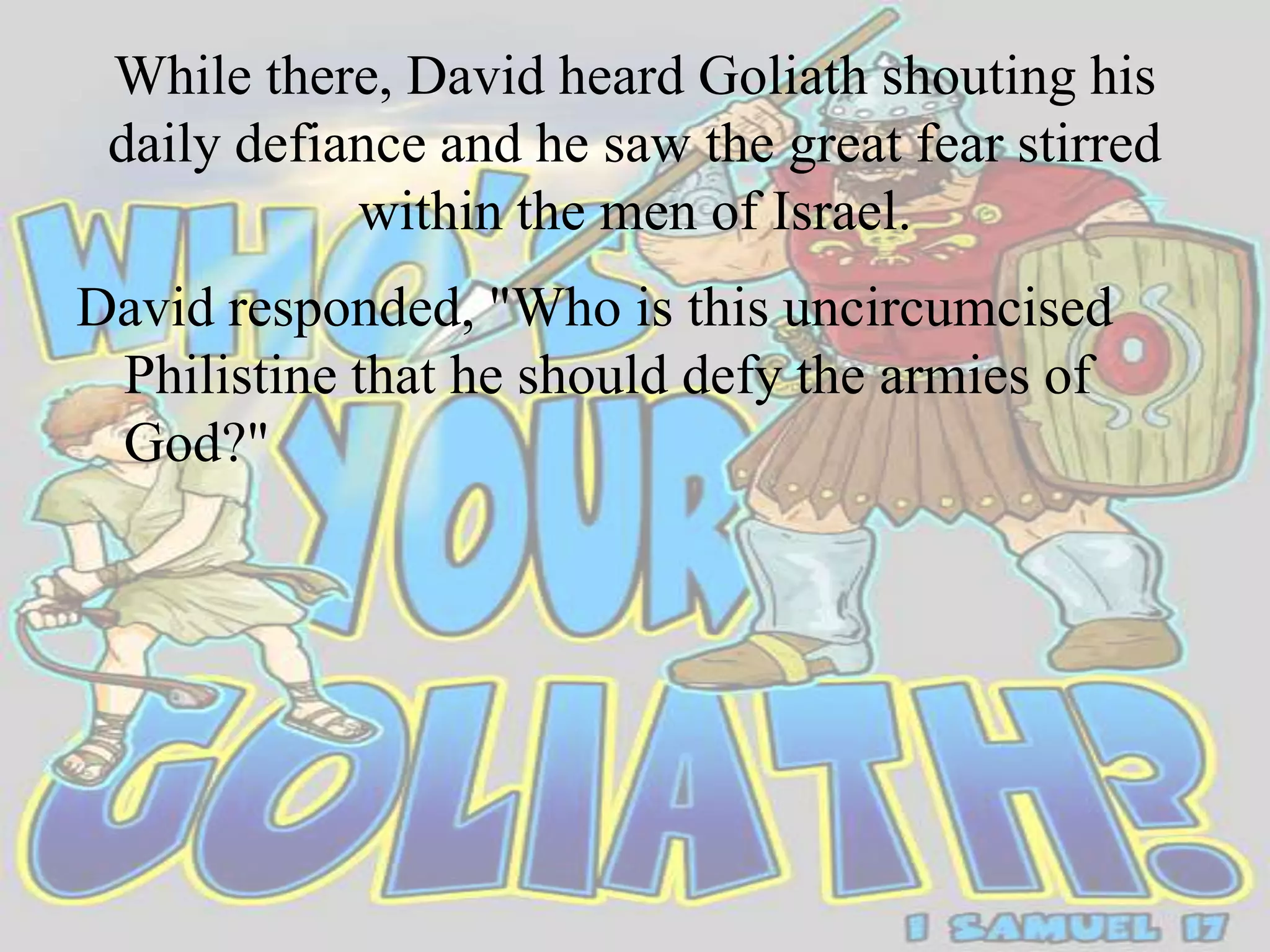David and goliath | PPTX