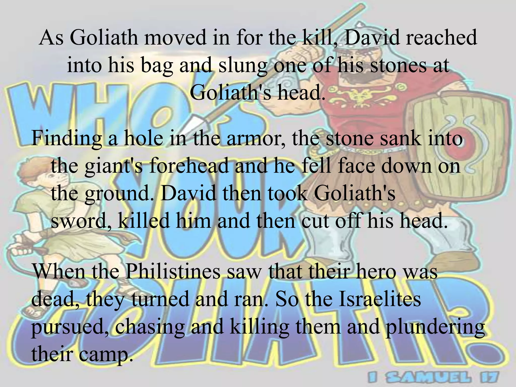David and goliath | PPTX