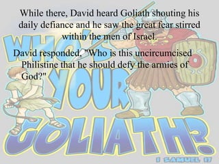 David and goliath | PPTX
