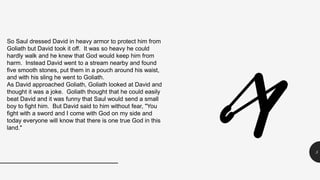 David and goliath story | PPTX