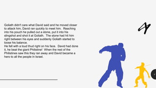 David and goliath story | PPTX